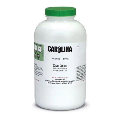 Zinc Oxide, Laboratory Grade, 500 g | Carolina Biological Supply